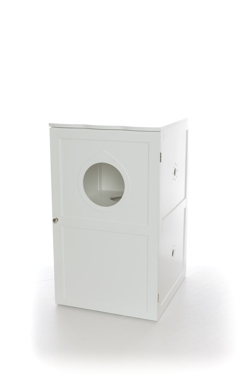 2-Story Wooden Pet House or Litter Box Enclosure