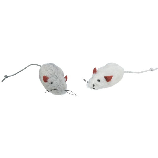 Mouse Plush Trixie Plush Cat Toy Mouse (7cm) With Catnip - Grey ...